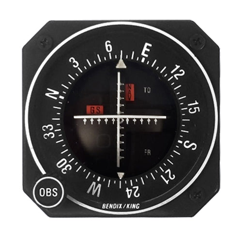 KI 206 VOR/LOC Indicator | 14/28V, Nav, TO/FROM, GS, 8 Wire 30Hz OBS ...