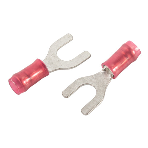 PIDG #10 Nylon Spade Terminal | 22 – 16 AWG, Red – ECA Solution